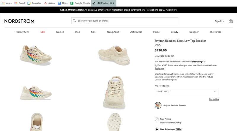 Getting started with creating Product Links